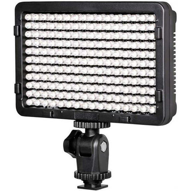 Led On Camera Video Light PT-176S 176 LED Bulbs 5600K/3200K Ultra ...