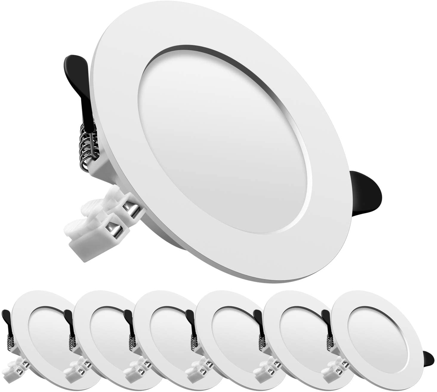 Led Recessed Spotlight, Extra Flat, Recessed Round Flat Ceiling Lamp ...
