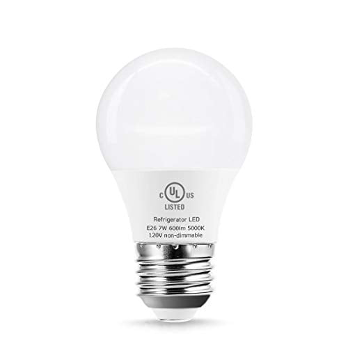 Led Refrigerator Light Bulb 60 Watt Equivalent, A15 Appliance Light ... Led Refrigerator Light Bulb 60 Watt Equivalent, A15 Appliance Light ...