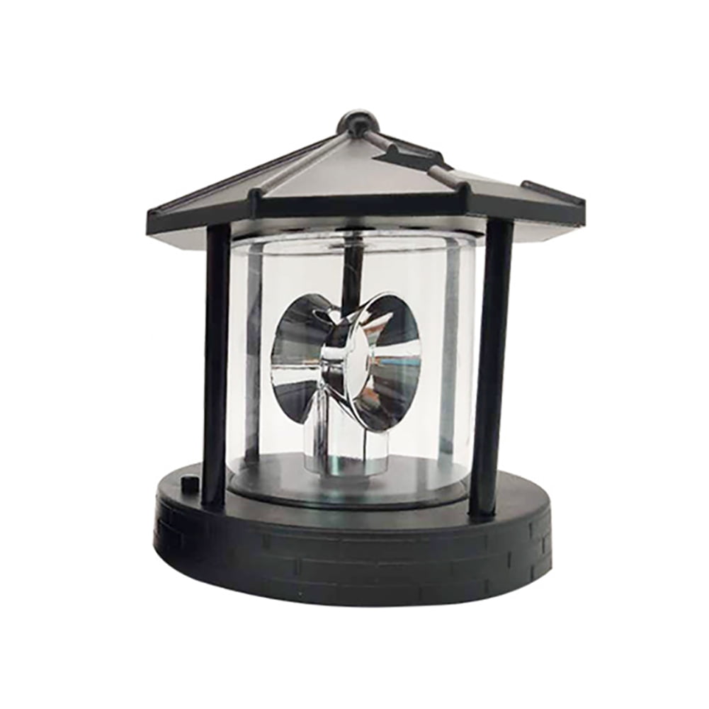 Solar Lighthouse Rotating Beacon
