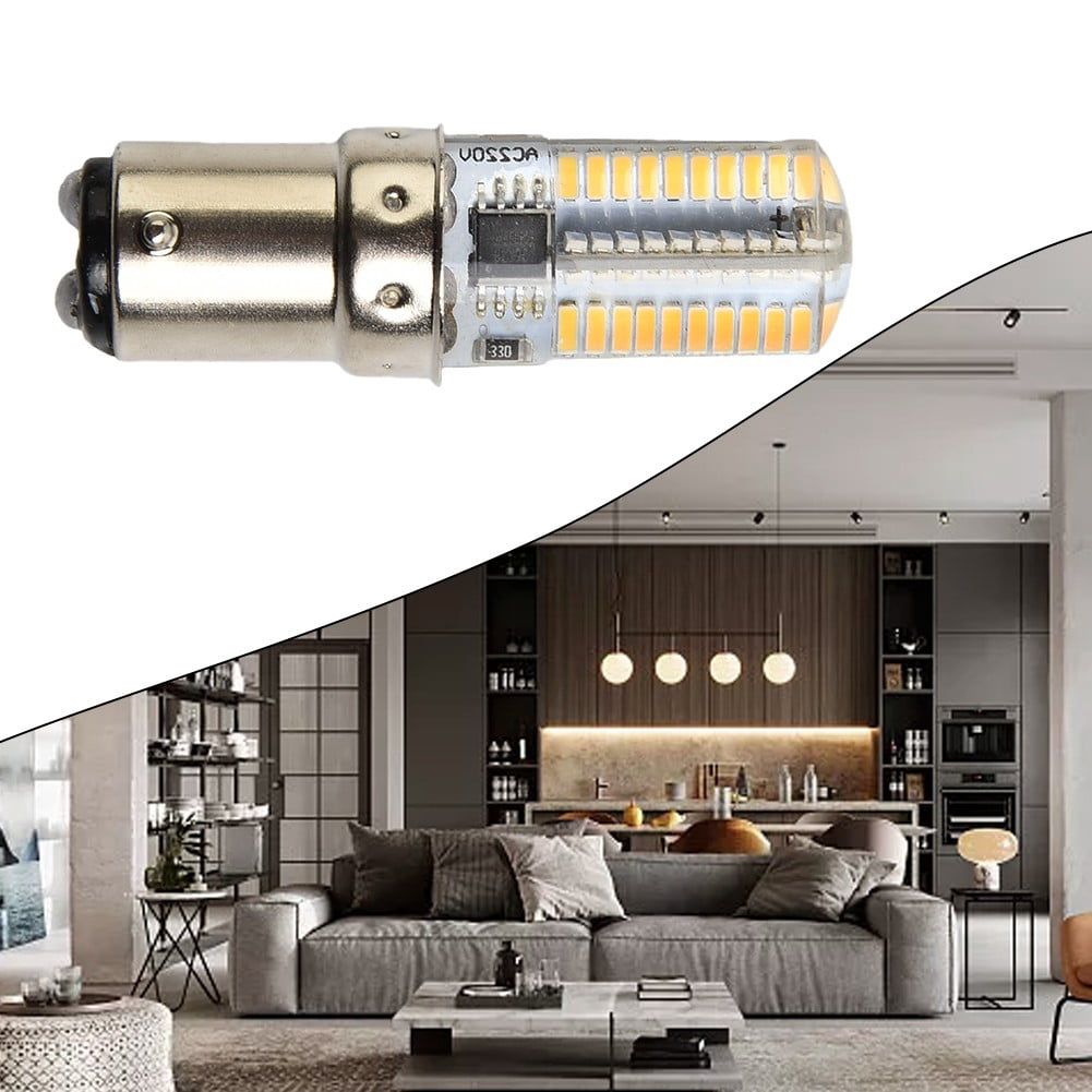 LED Sewing Machine Bulb Small Bayonet Cap SBC Warm White BA15D ...