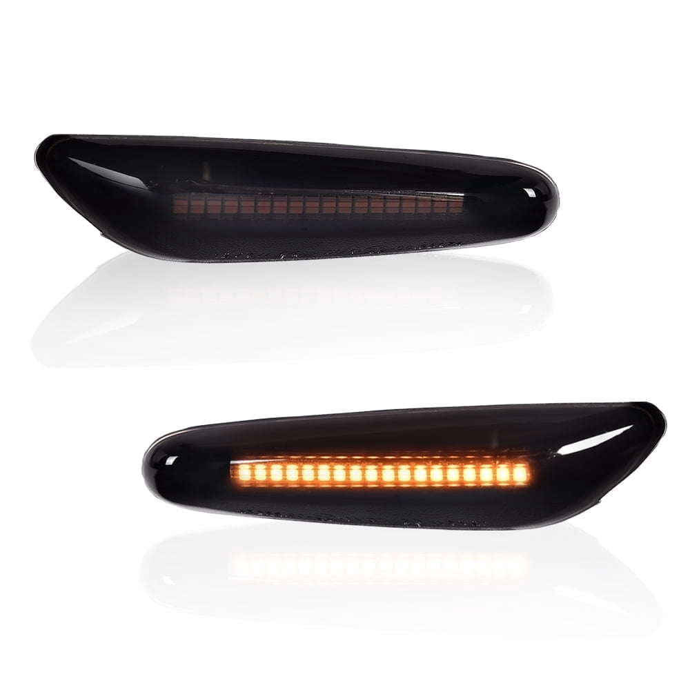 Led Side Marker Turn Signal Lights Dynamic Smoke Fit for BMW E60 E82 ...