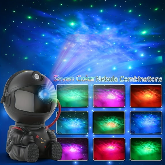 Led Sky Nebula Atmosphere Lamp Home Star LightAstronaut Galaxy ...