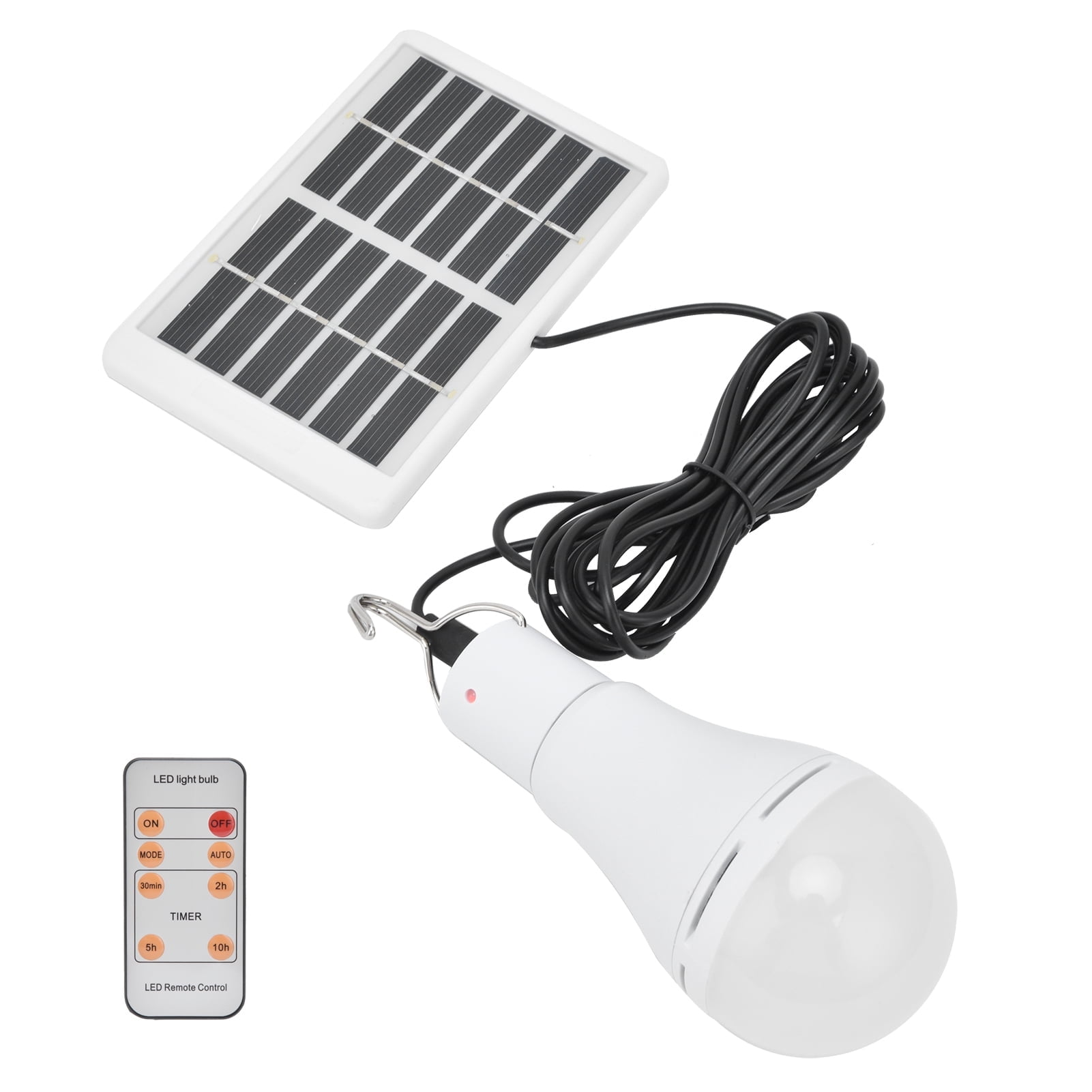Led Solar Light Bulb 7W Led Solar Light Bulb 5-Speed Light Control ...