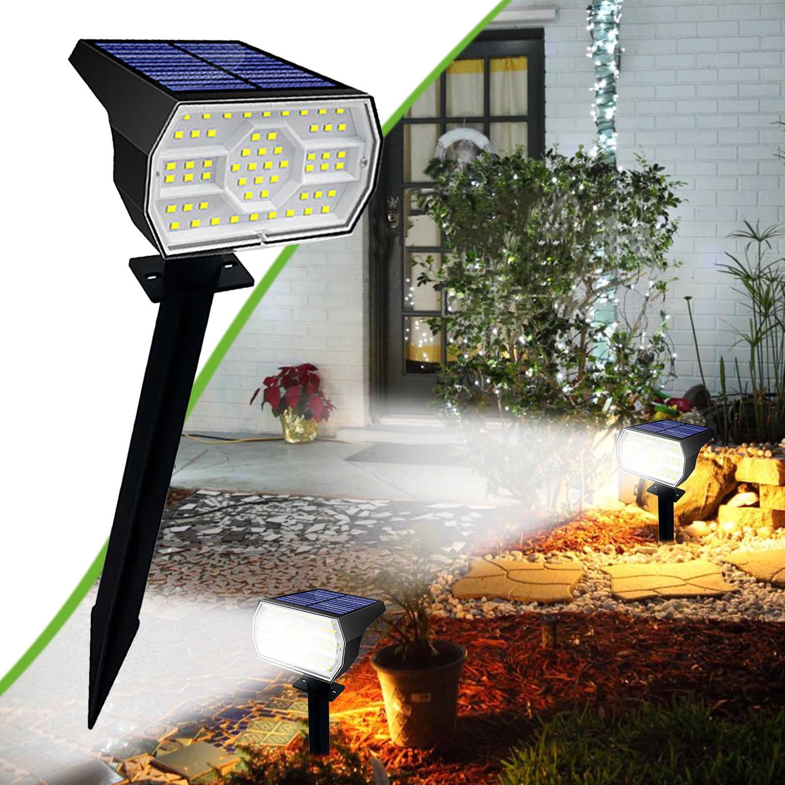 Led Solar Lights Outdoor Waterproof Grass Garden Courtyard Lights Plug ...