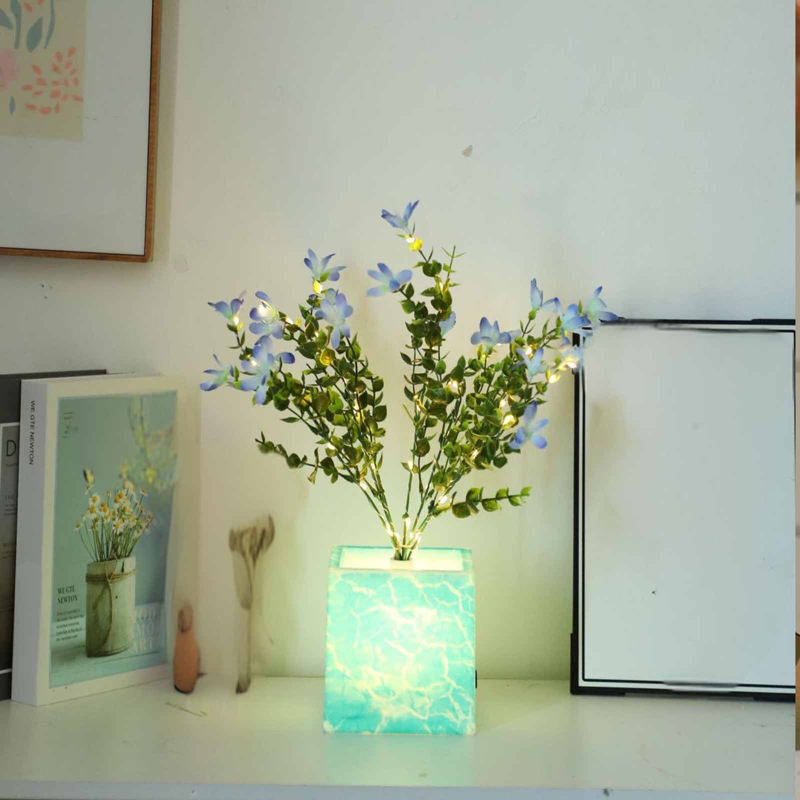 Fake Flowers Clearance, Modeling Night Lights Decorative Camping Lights ...