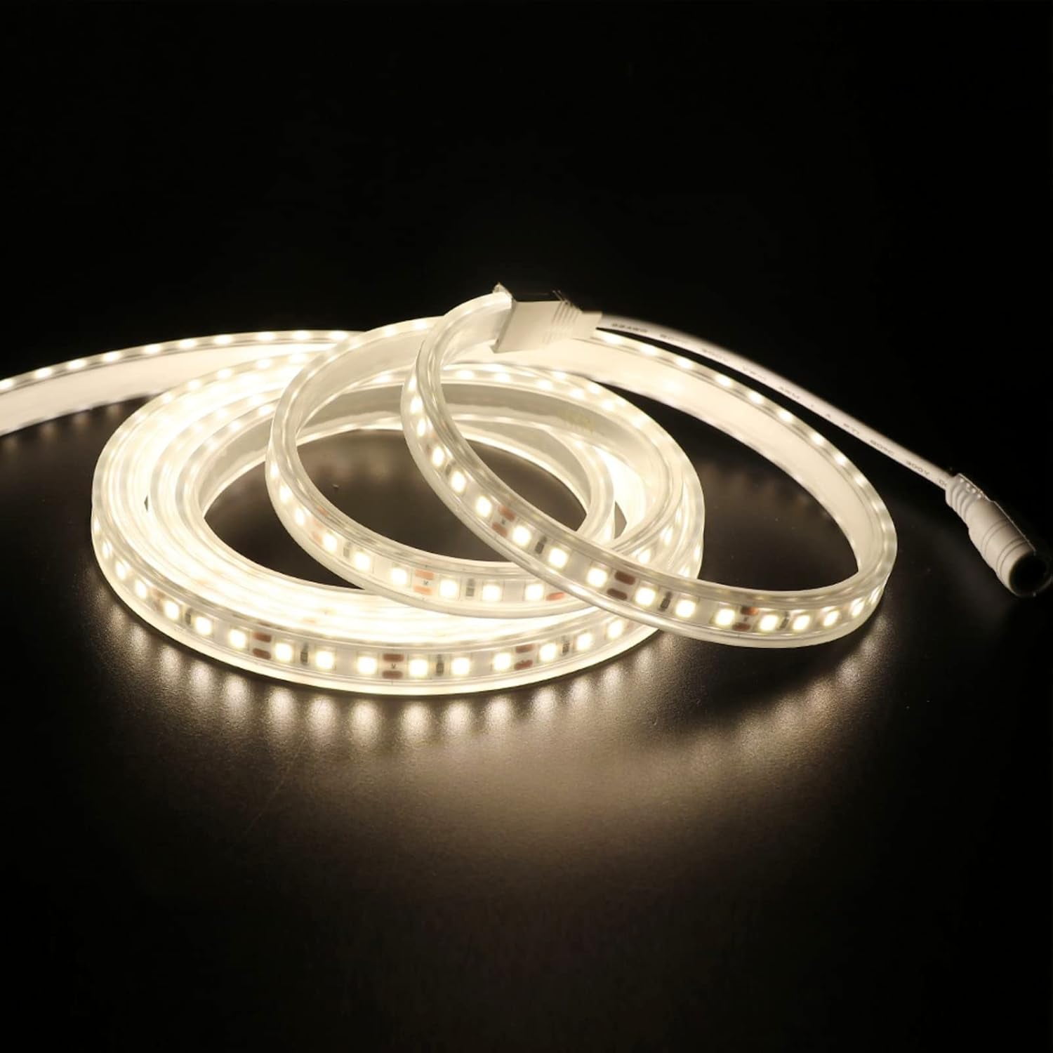 Led Strip Light, 4500K Natural White Led Rope Lights Outdoor Silicone ...