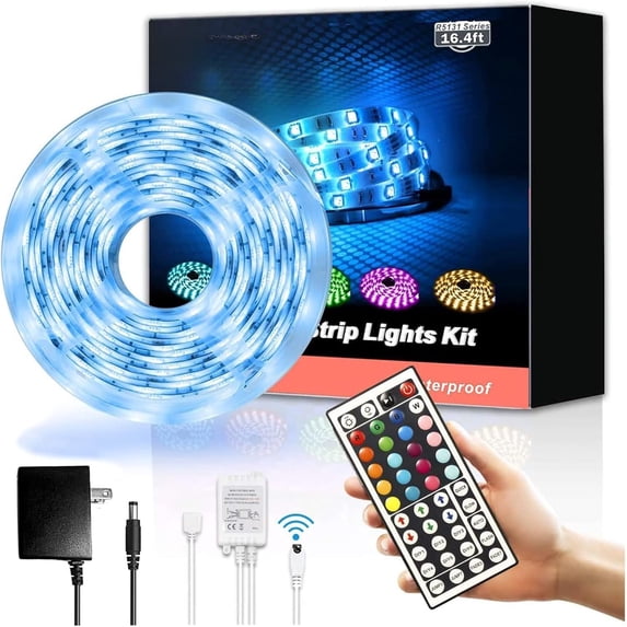 Led Strip Lights 16.4ft Color Changing Led Lights with Remote ...