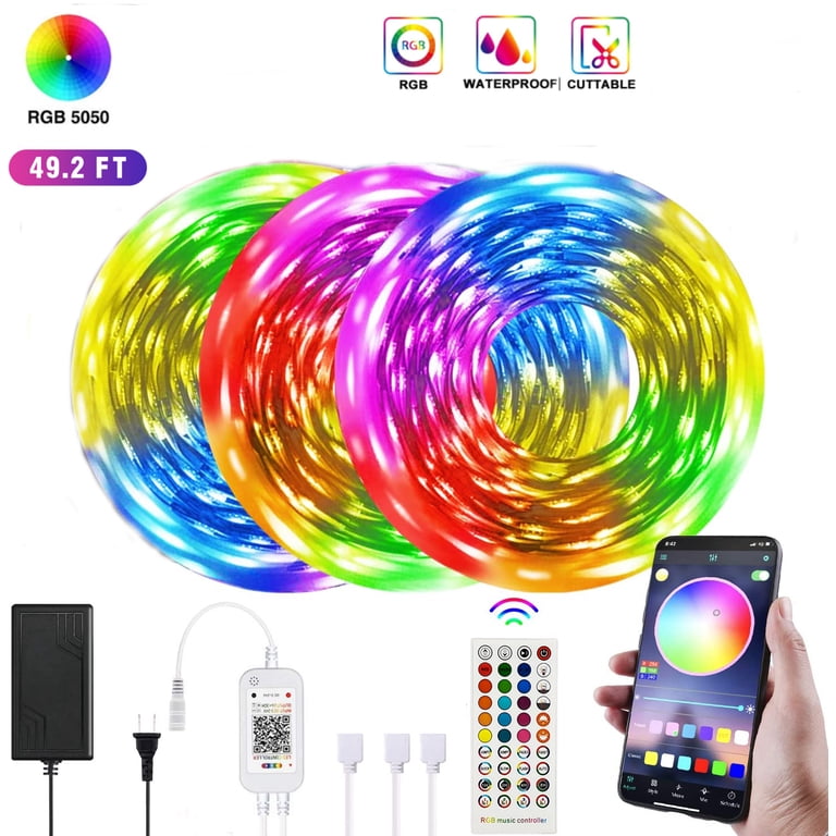 Color Changing Led Light Strip With Remote
