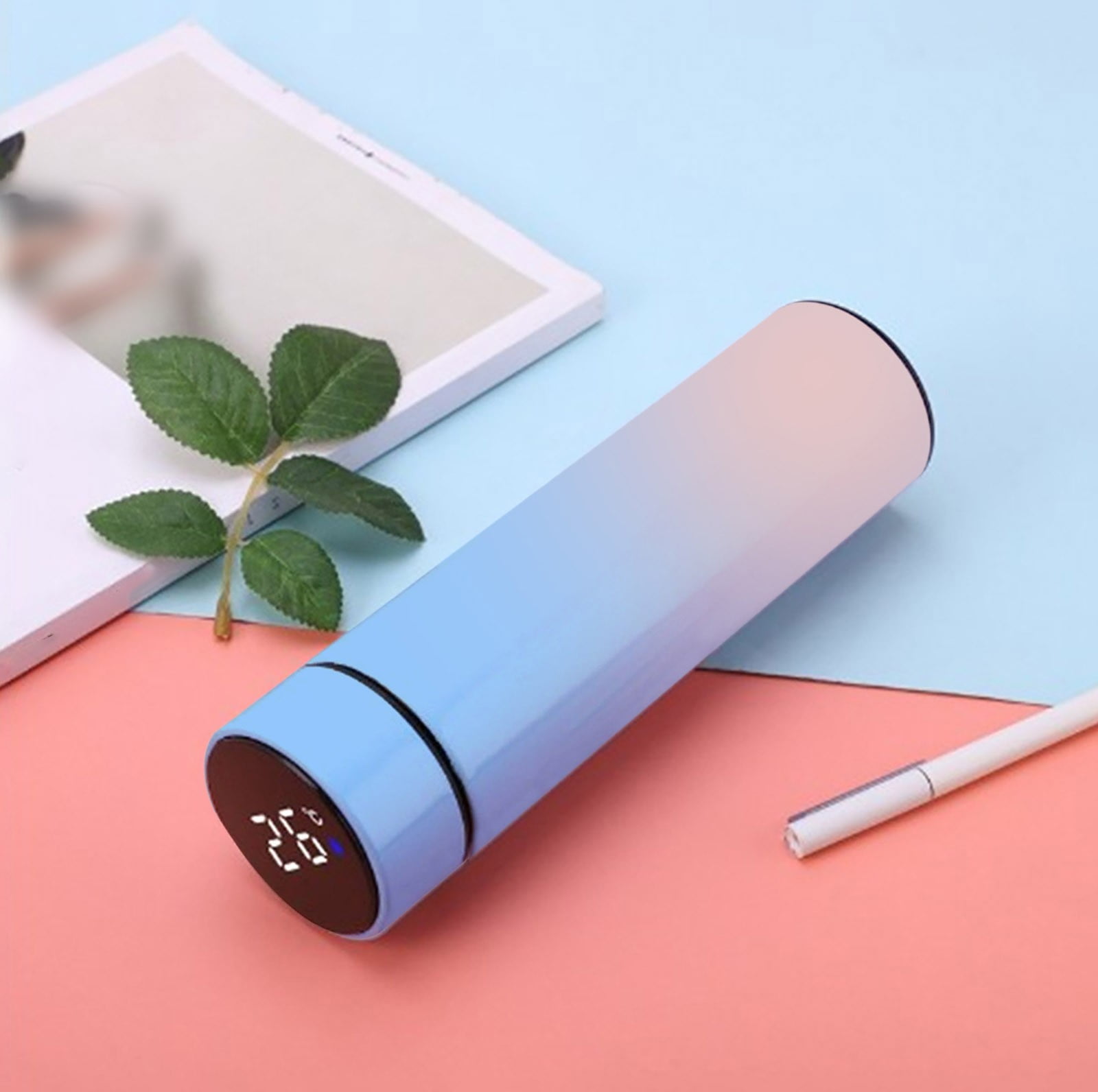 Led Temperature Display Vacuum Flask Thermos for Hot Drinks Coffee Cup ...