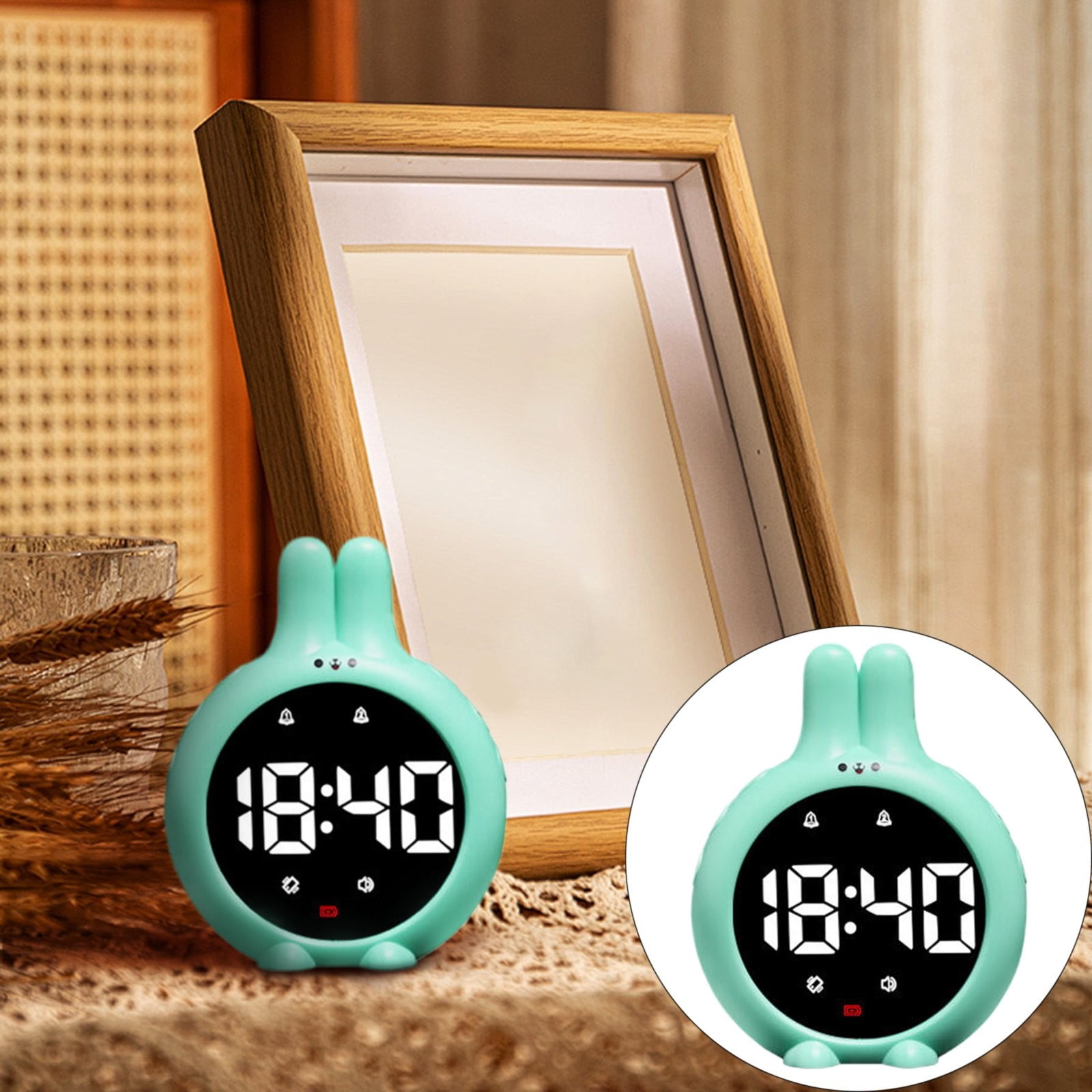 Led Timer Mint Green, Cute Bunny Countdown Timer for Kids Improved Time ...