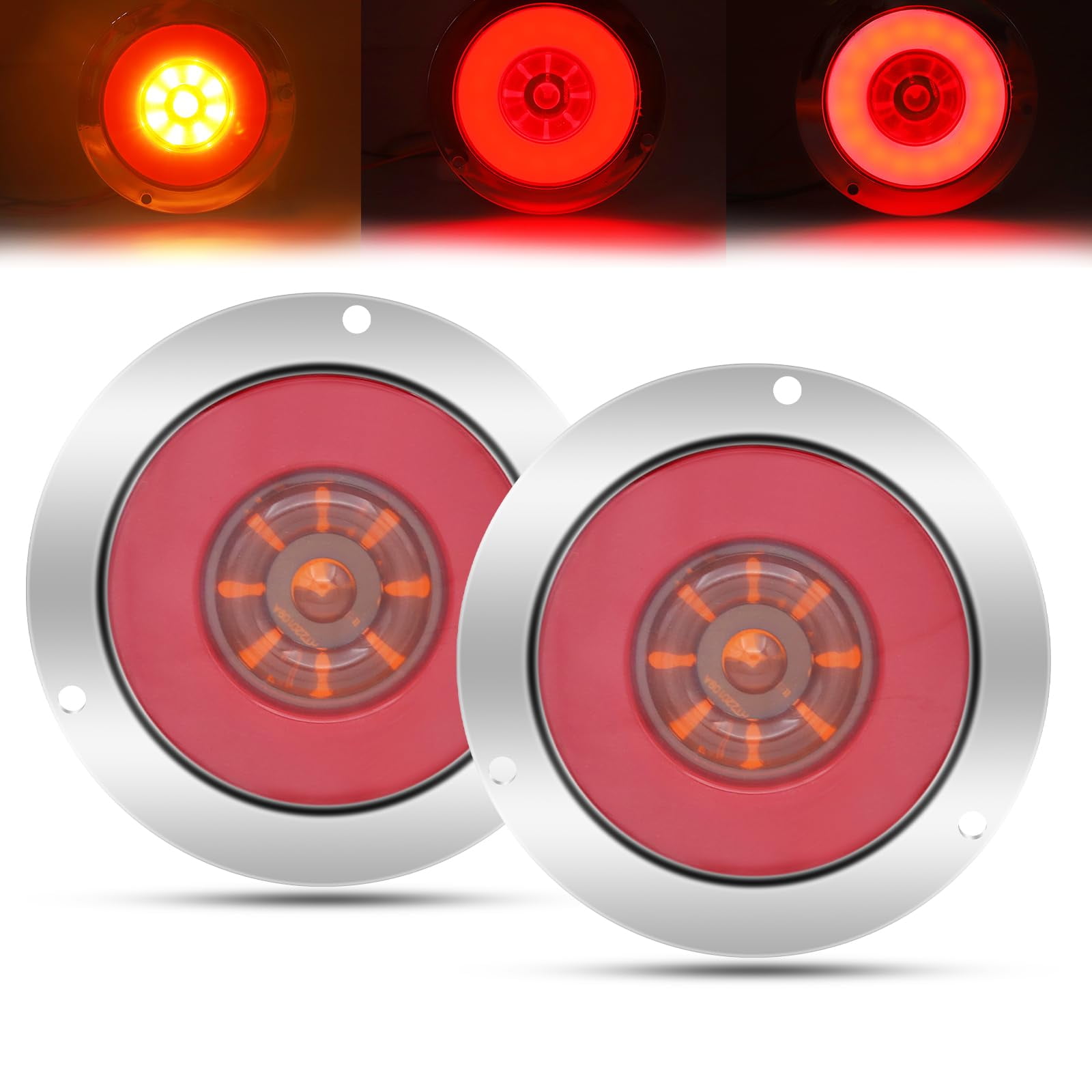 Led Truck Lights, DHF10 24V Truck Brake Lights， Lights High/Low Beam ...