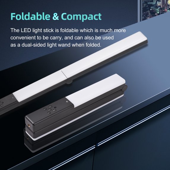 Led Tube Lights,Beads Type-c Powered Handle Led 3200k-5500k Tube Stick ...