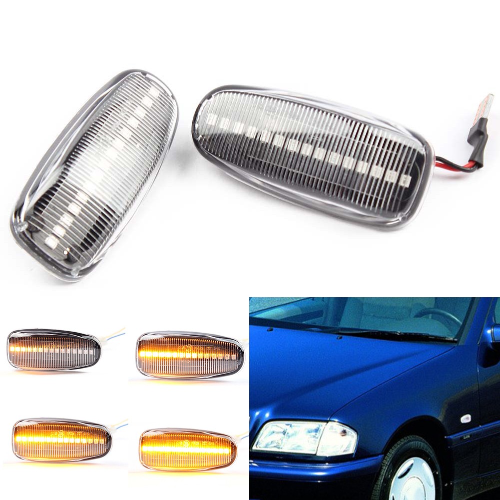 Led Turn Signal Light Indicator Side Dynamic for Benz W202 W210 W638 02 ...