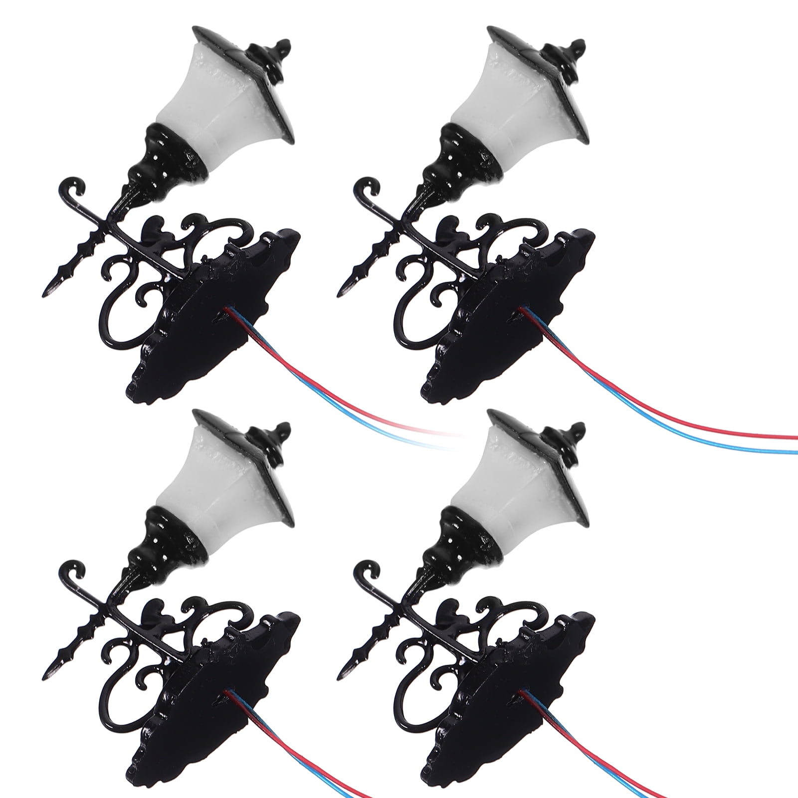 Led Wall Lights 1: 87 LED Wall Sconces 4pcs Mini Street Light Model ...