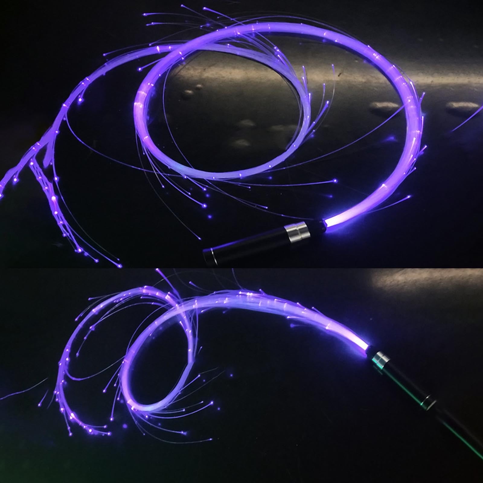 Led Whip Lights, Colorful Led Dance Flash Optical Fiber Whip Atmosphere ...