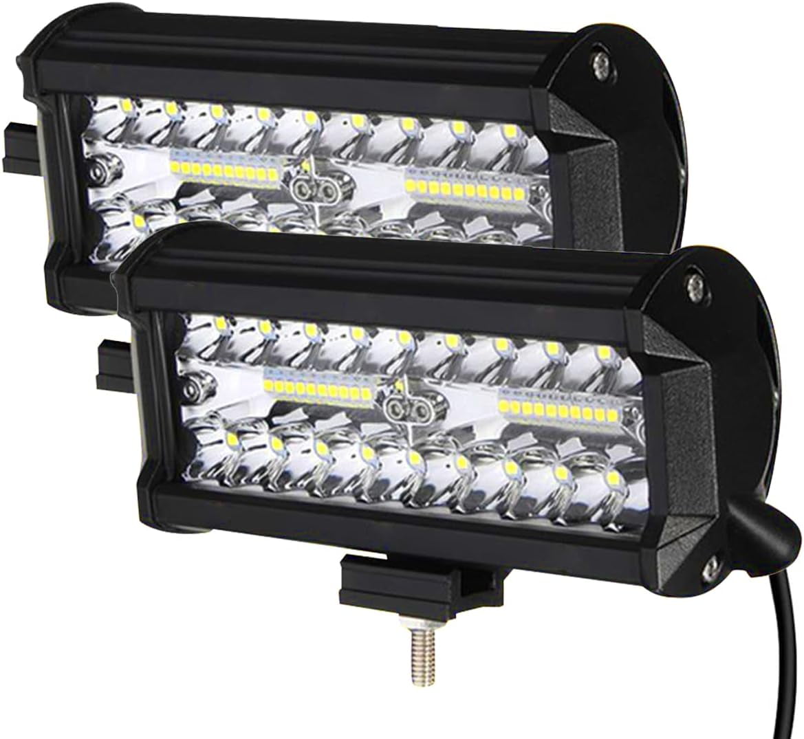 Led Work Light 24000Lm 6000K Spot Flood Projector Long Range Led Work ...