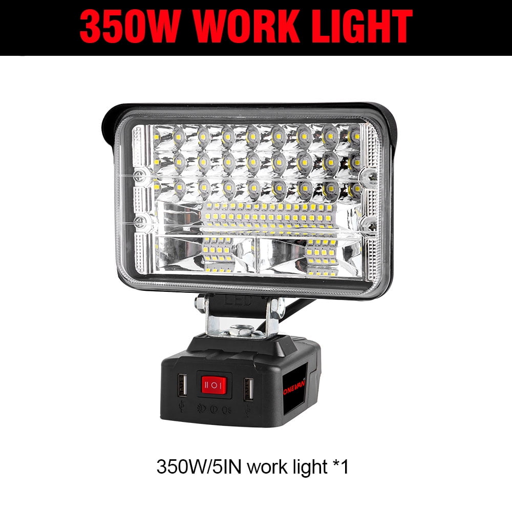 Led Worklight Flashlight Outdoor Lighting Work Lamp For with Makita 18V ...