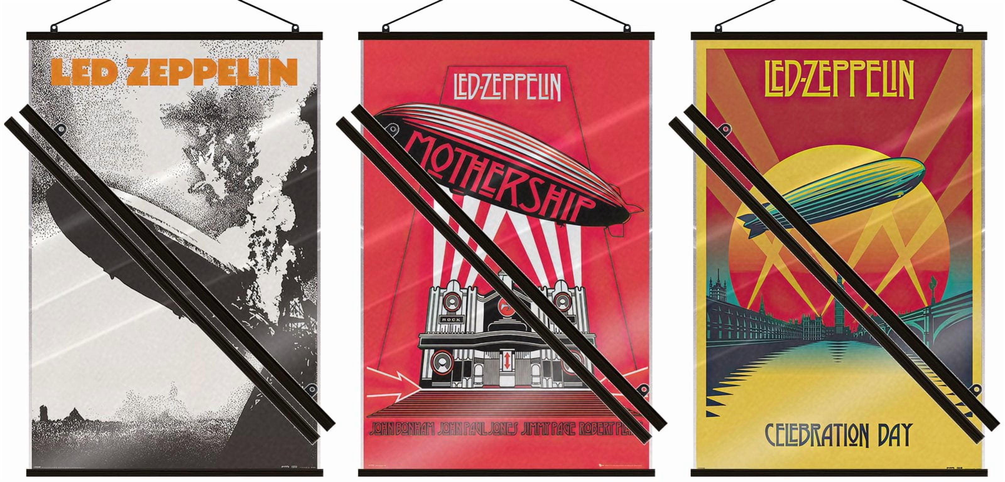 Led Zeppelin - 3 Piece Music Poster Set (Album #1, Mothership ...