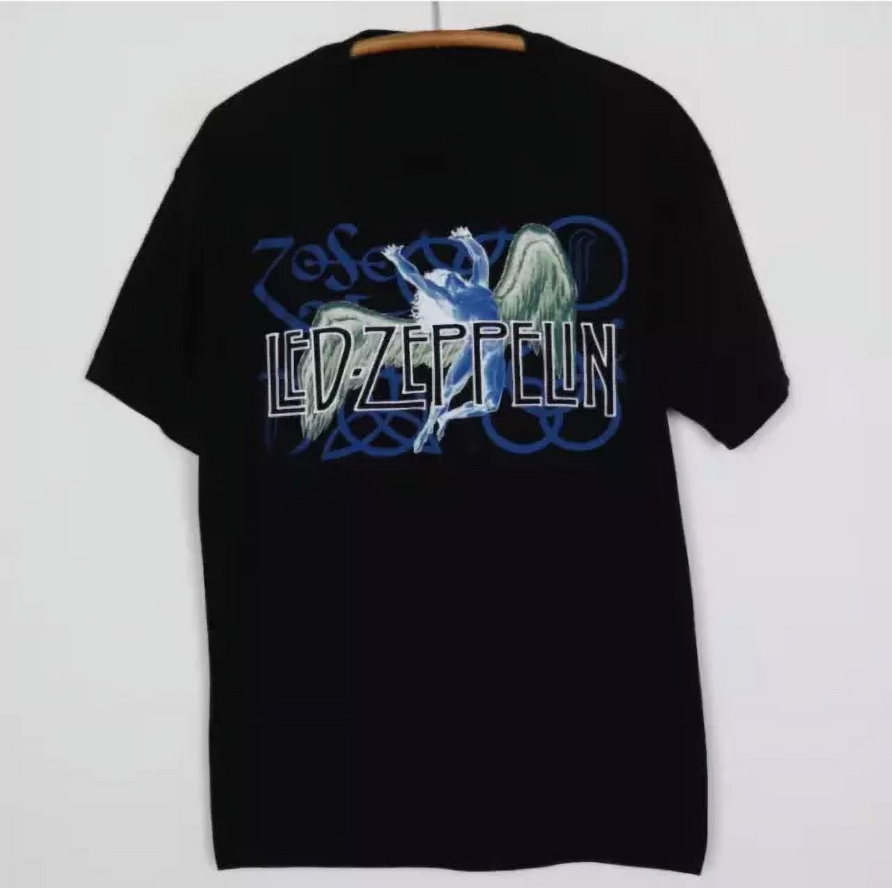 Led Zeppelin Band 1995 Retro Music T-Shirt Gift For Fans Unisex Black S ...