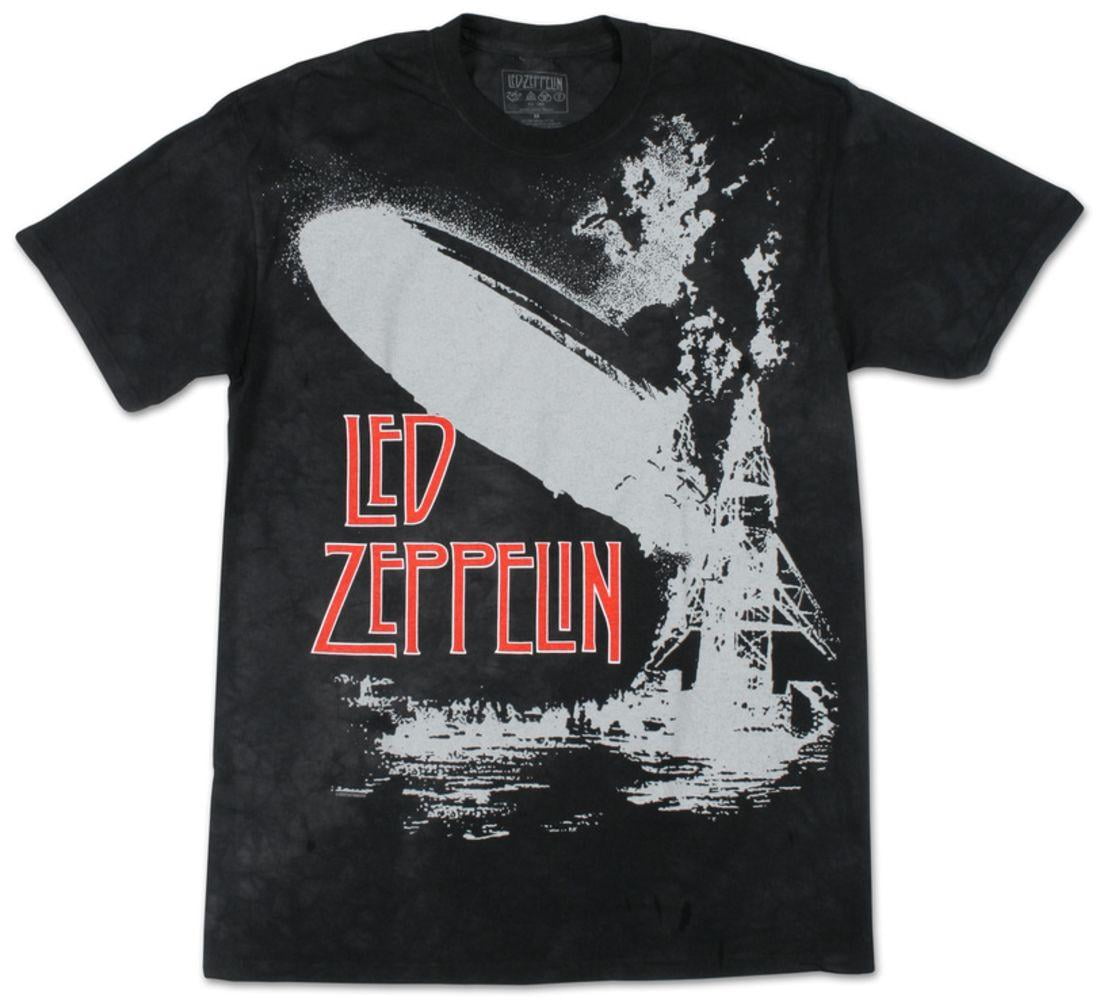 Led Zeppelin - Exploding Zeppelin Apparel T-Shirt - Tie Dye - Walmart.com