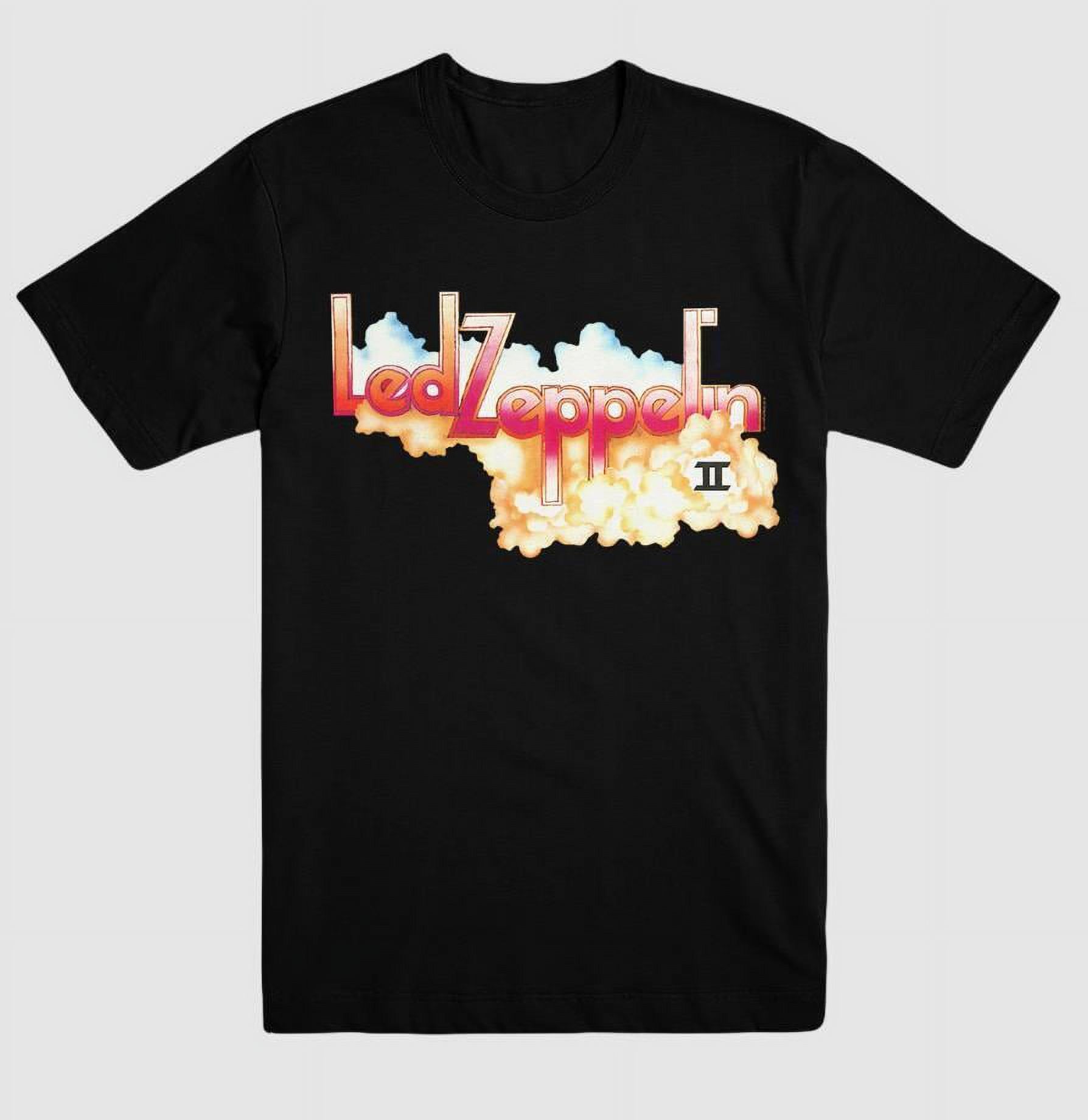 Led Zeppelin II Album Art T-Shirt Gift For Fans Music All Size S- Black ...
