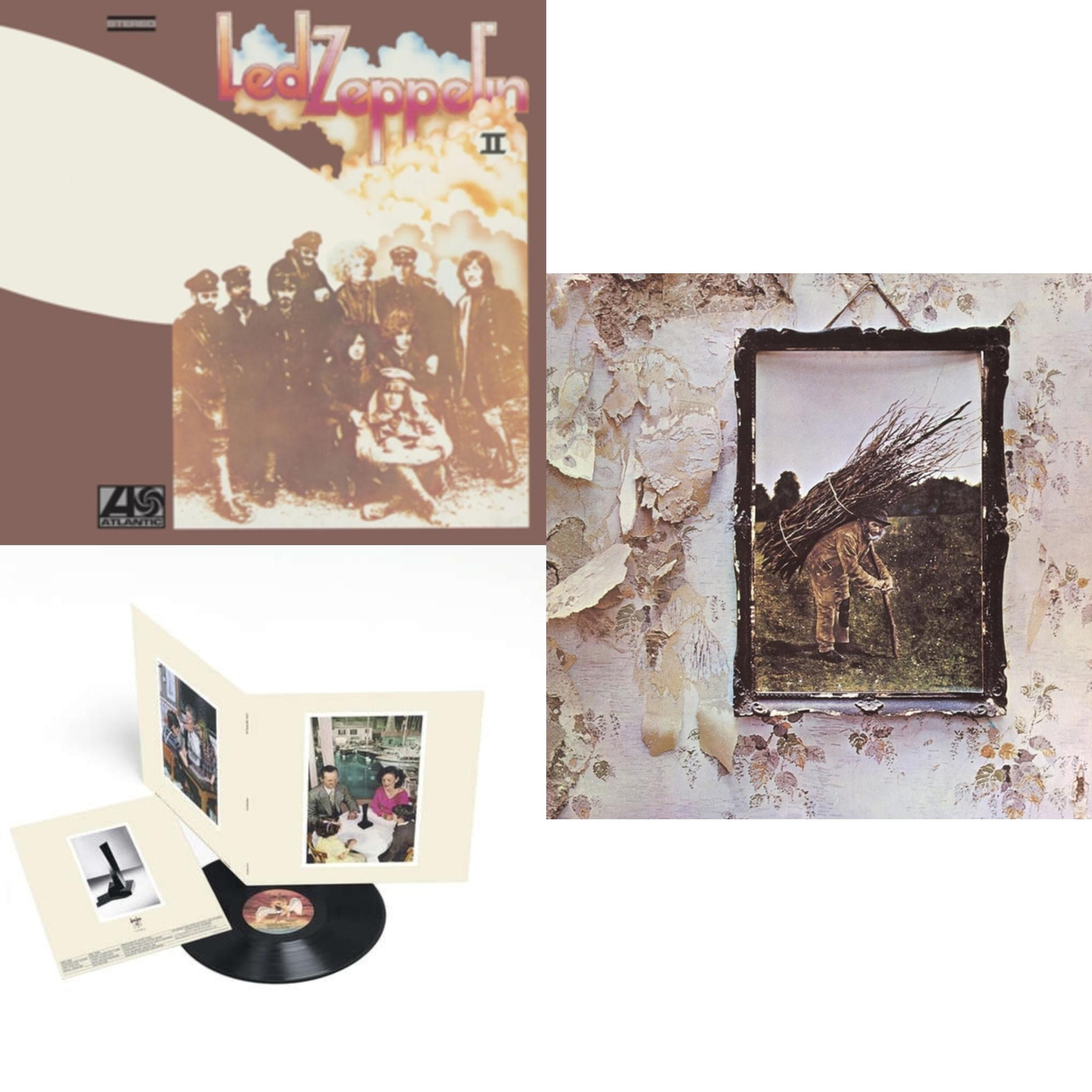 Led Zeppelin Ii (180G/Remastered) & Presence & Led Zeppelin Iv (Clear ...