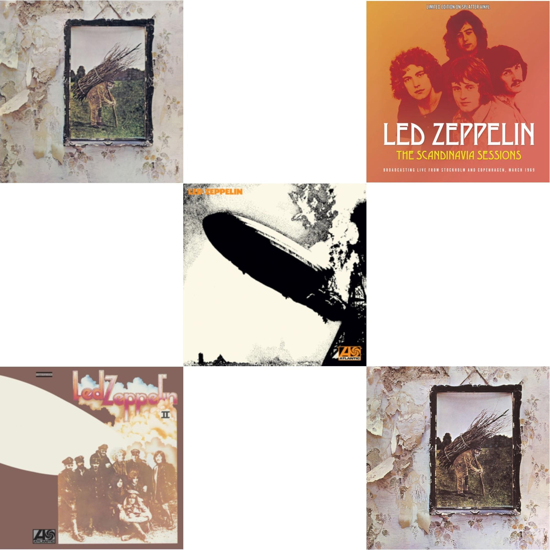 Led Zeppelin Iv & Led Zeppelin Ii (180G/Remastered) & Led Zeppelin I ...