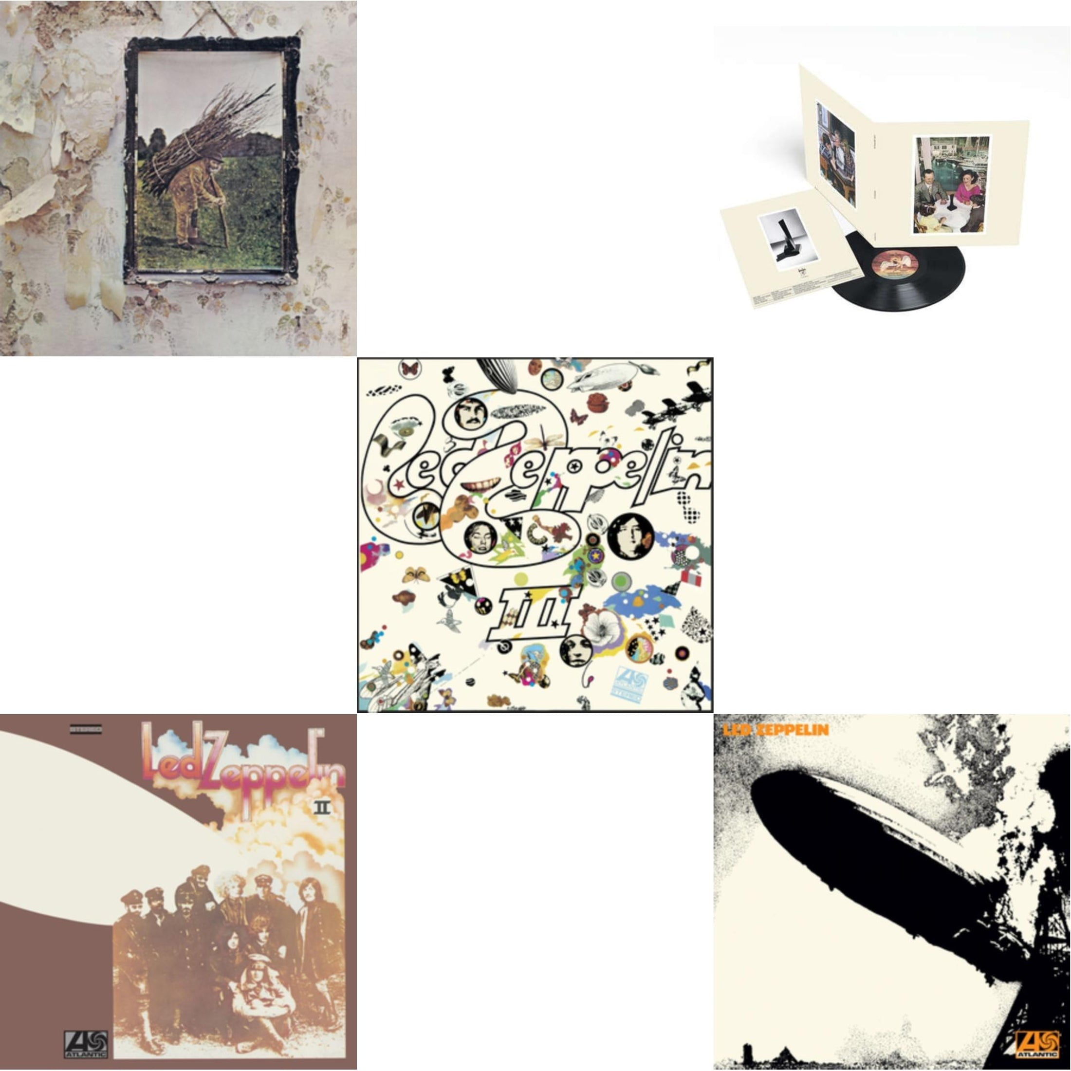Led Zeppelin Iv & Led Zeppelin Ii (180G/Remastered) & Led Zeppelin Iii ...