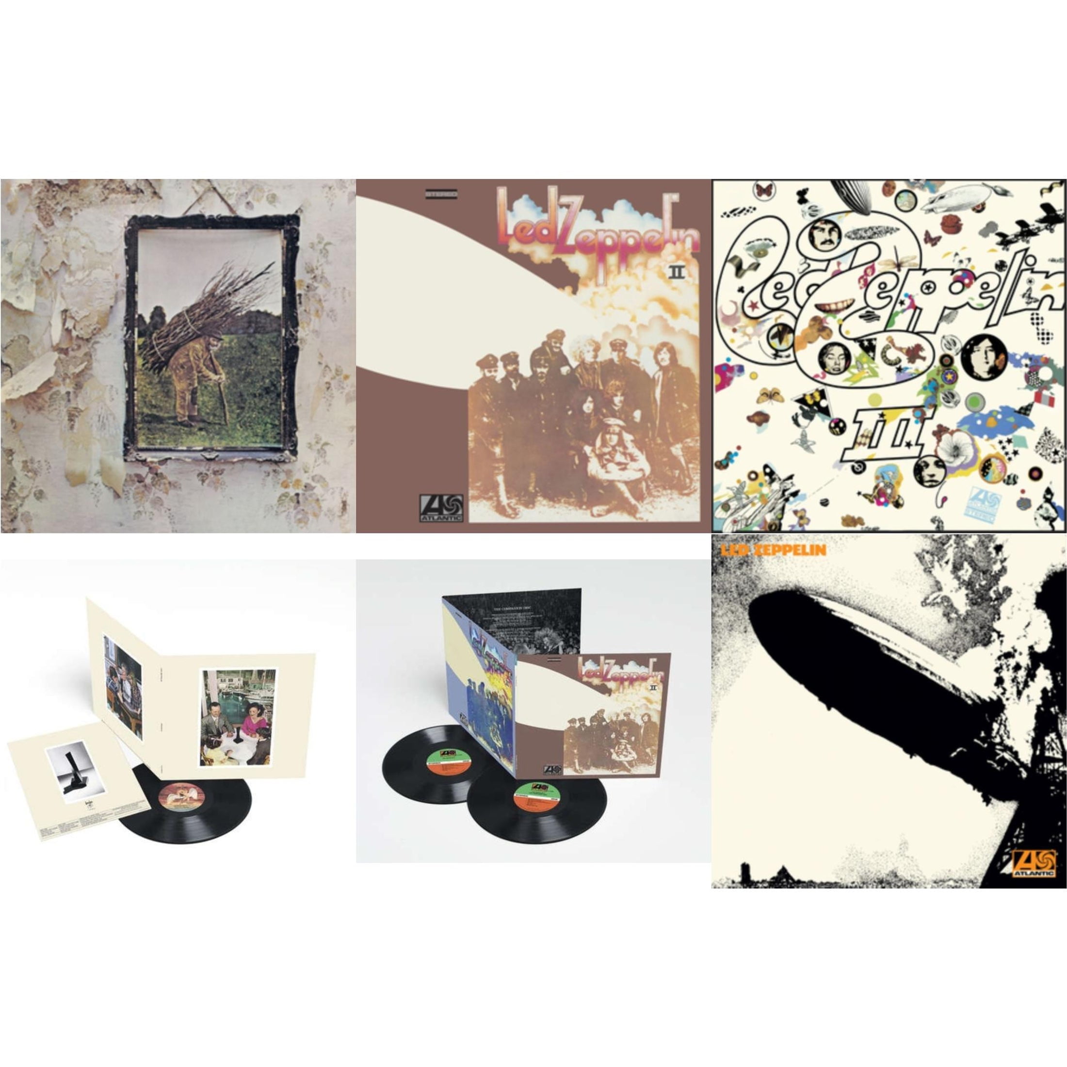 Led Zeppelin Iv & Led Zeppelin Ii (180G/Remastered) & Led Zeppelin Iii ...