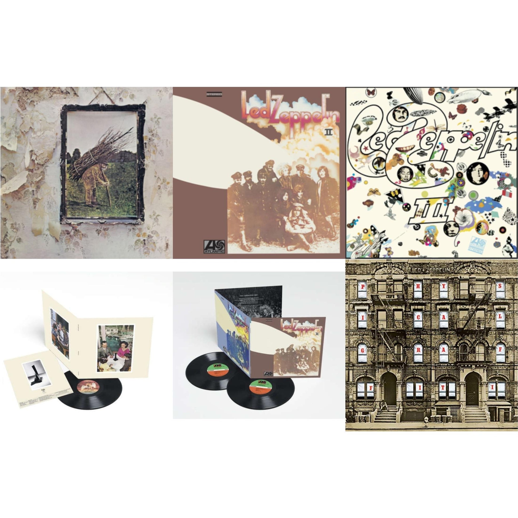 Led Zeppelin Iv & Led Zeppelin Ii (180G/Remastered) & Led Zeppelin Iii ...