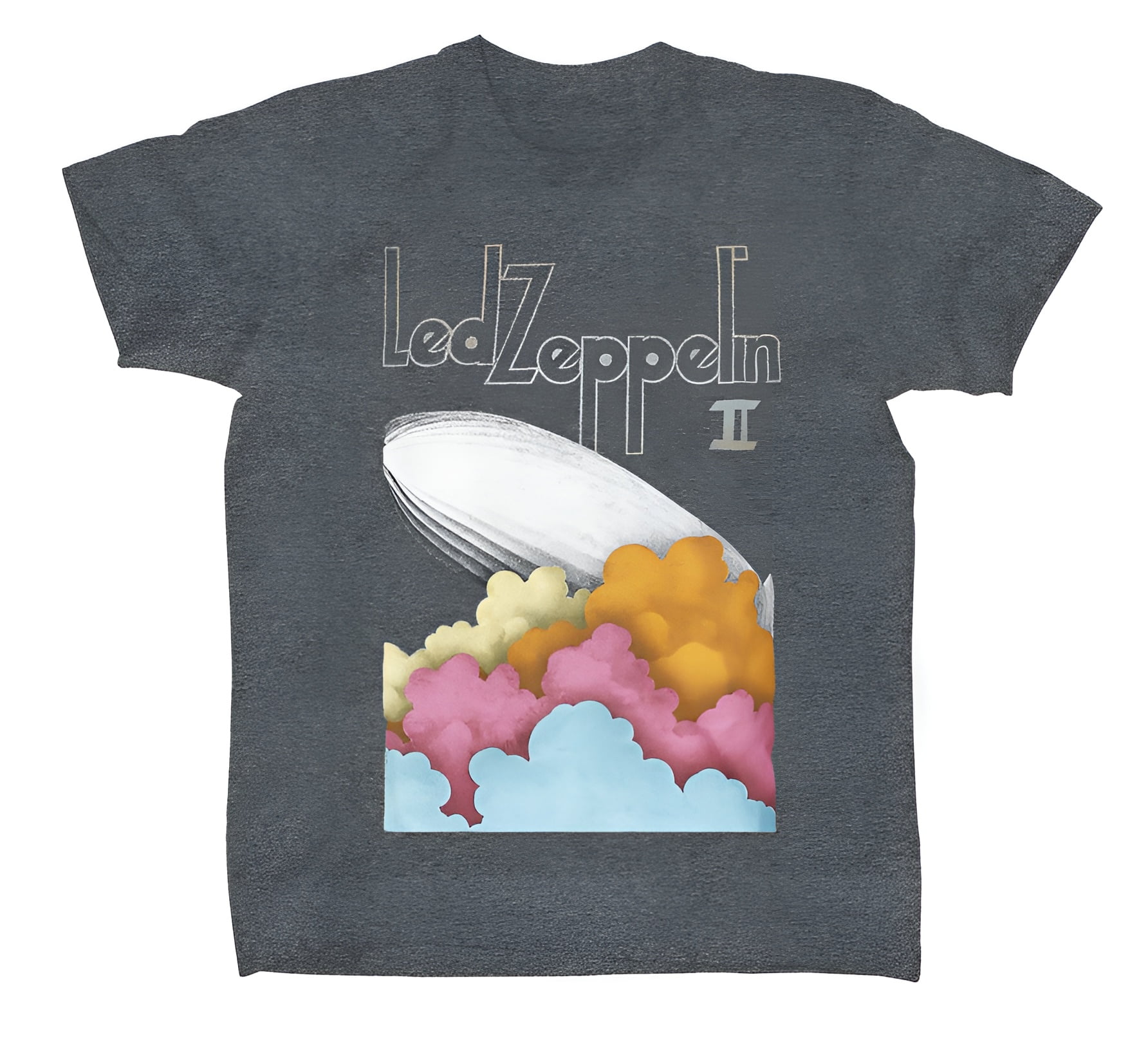 Led Zeppelin Men's Blimp II T-Shirt Gray Small | Officially Licensed ...