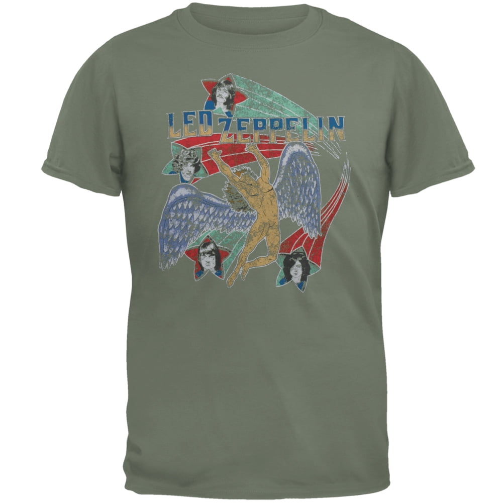 Led Zeppelin Men's Stars Soft Short Sleeve T Shirt - Walmart.com