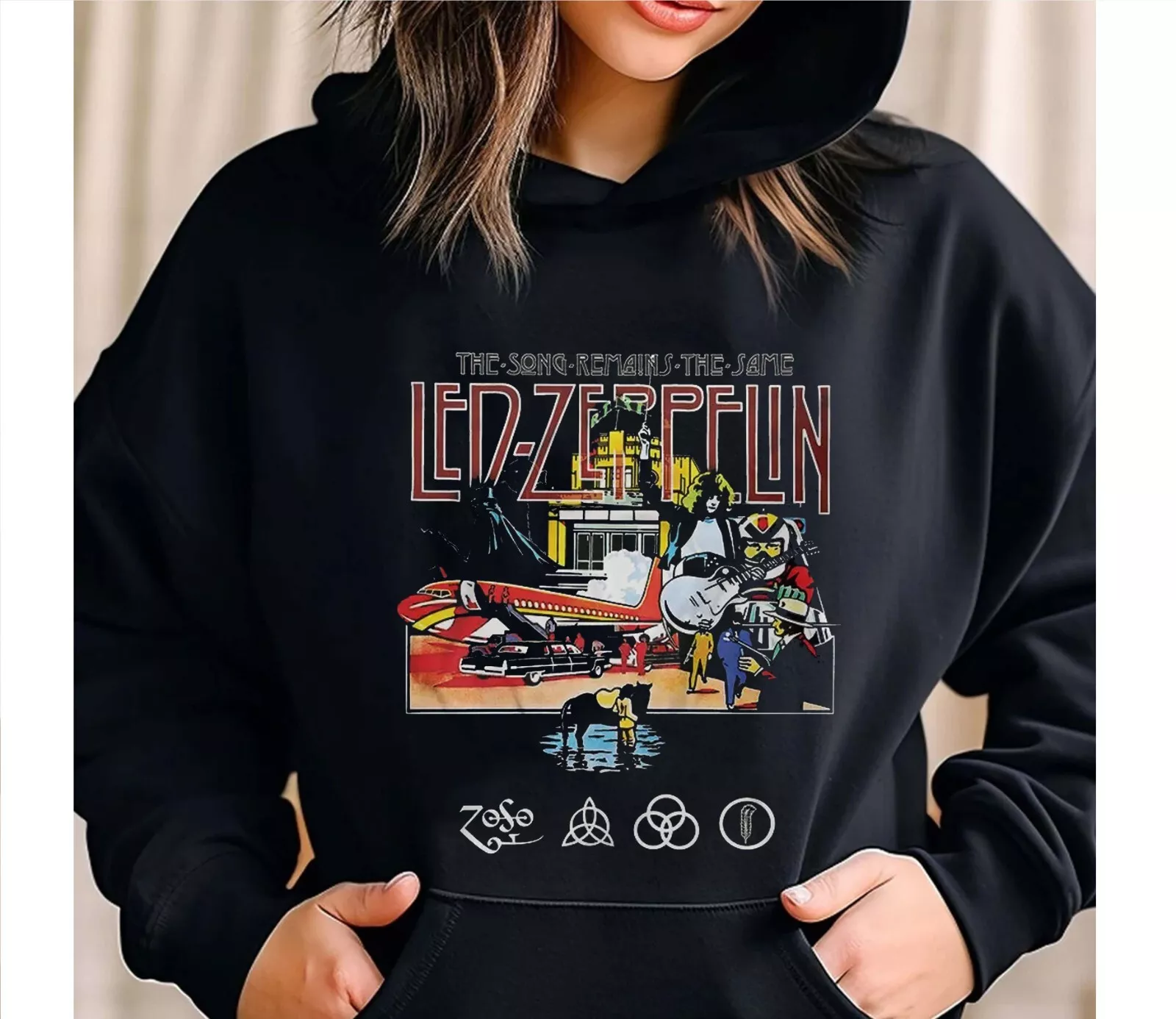 Led Zeppelin Song Remains the Same Shirt, Zoso Led Zeppelin Hoodie ...