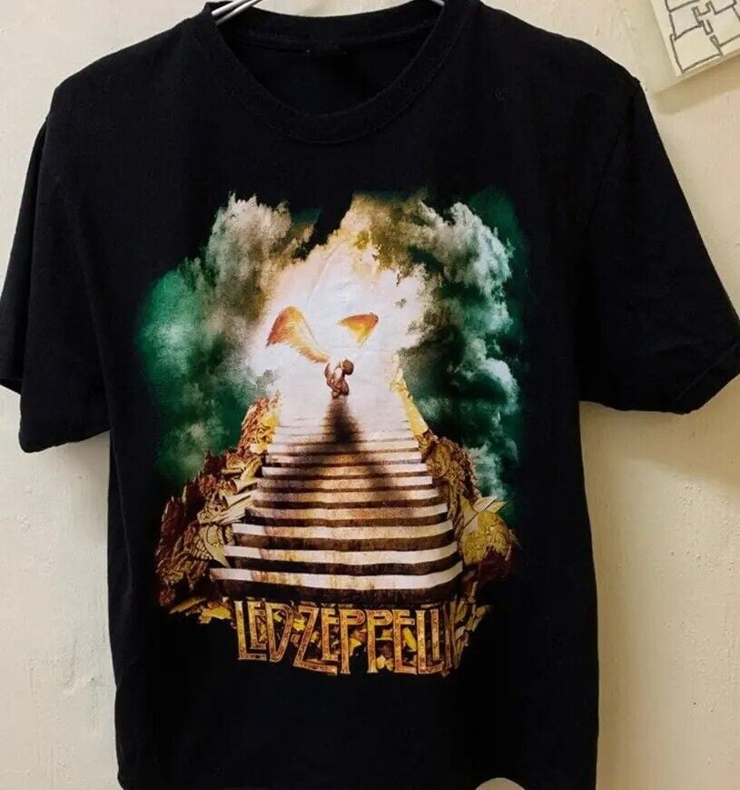 Led Zeppelin Stairway To Heaven Shirt, Led Zeppelin Rock Band Tee ...