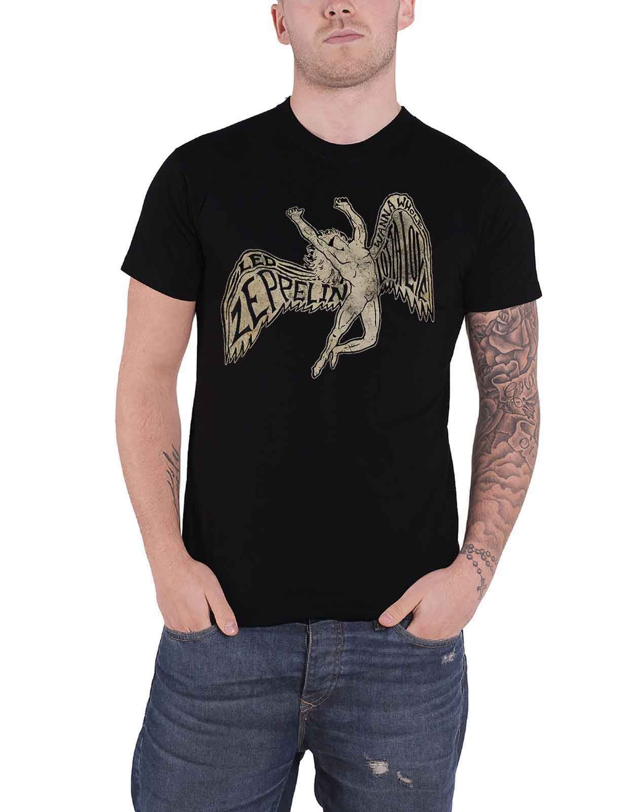 Led Zeppelin T Shirt Whole Lotta Love Icarus Band Logo new Official ...