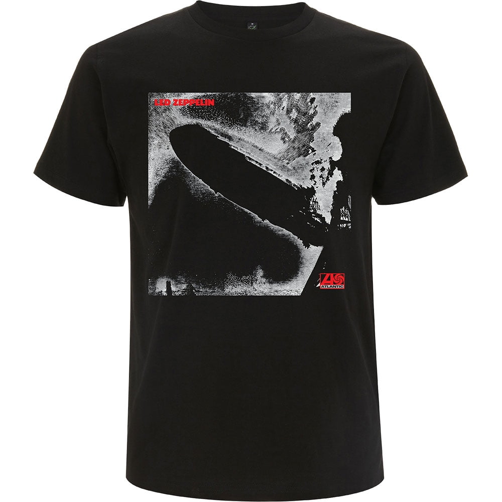 Led Zeppelin T Shirt Zepp 1 Album Cover Remastered Band Logo Official ...