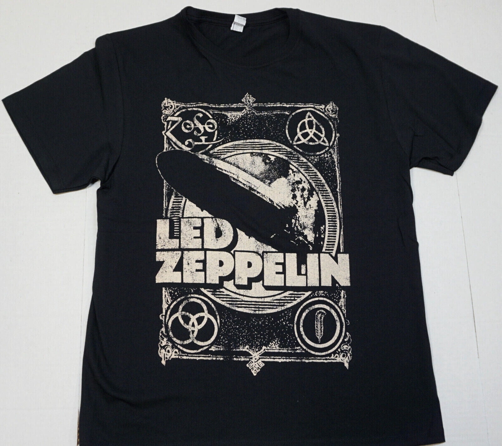 Led Zeppelin T-shirt Classic Rock Plant Paige Bonham JPJ Tee Men's ...