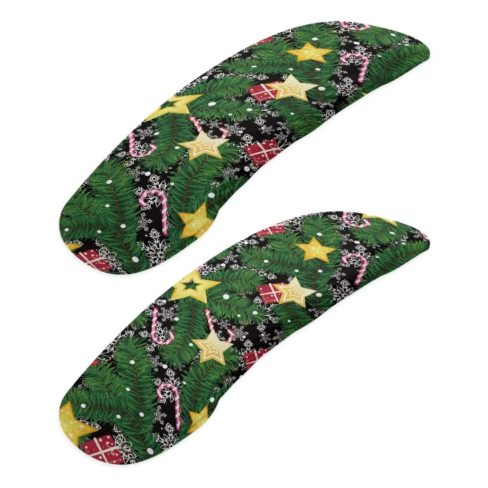 LedBack Christmas Theme Gaming Chair Arm Rest Slipcovers, Snowflake ...
