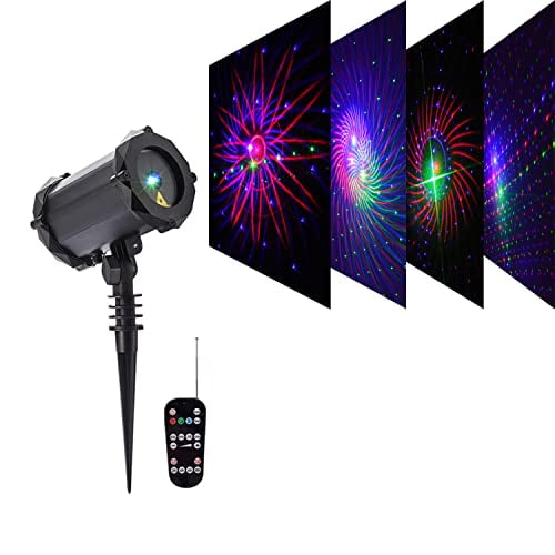 LedMAll Bluetooth RGB Firefly Large Motion Patterns Laser Christmas Lights, Decorative ...