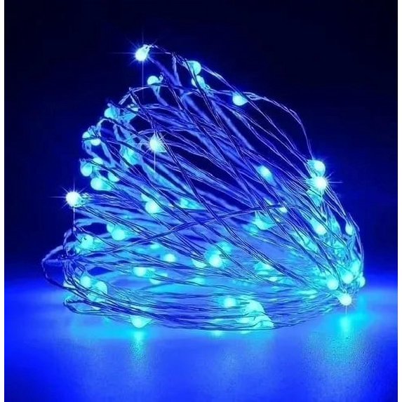 Ledander 1 PACK - USB Copper Wire Light - 1m Blue - Walmart.com