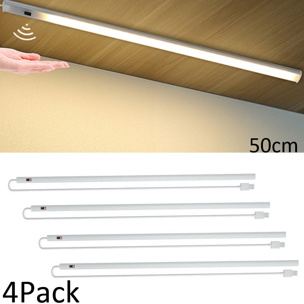 Ledander 4 PACK - 50CM USB Motion Hand Sweep Sensor LED Strip Light Bar ...