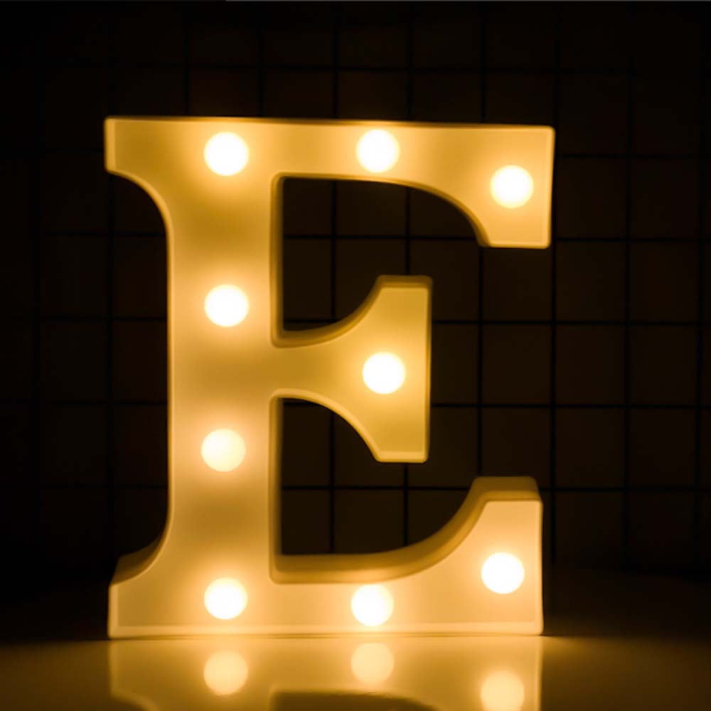 Ledander LED Letter Lights, Alphabet Letters Neon Light Signs Battery ...