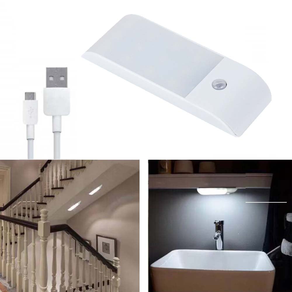 Ledander Led Night Light, Wireless Rechargeable Motion Sensor Cabinet ...