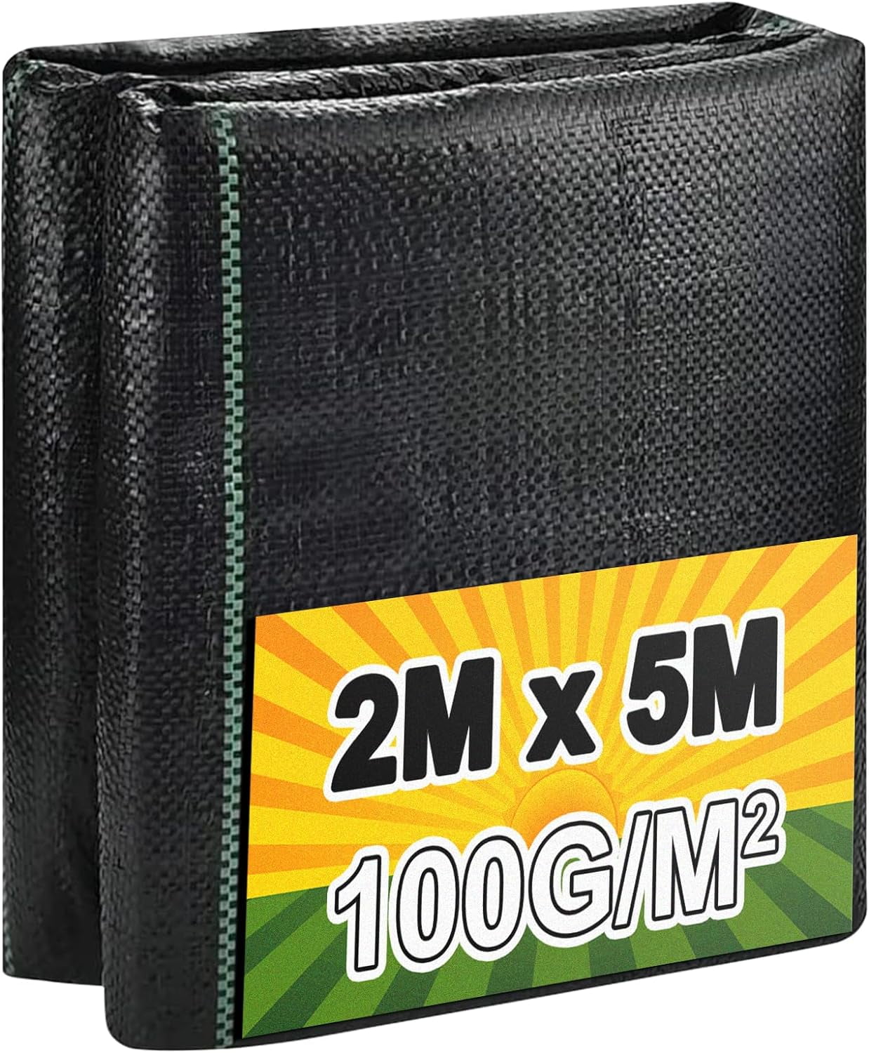 Ledeak 2mx5m Weed Control Membrane Heavy Duty Weed Suppressant Fabric, Ground Cover Membrane ...