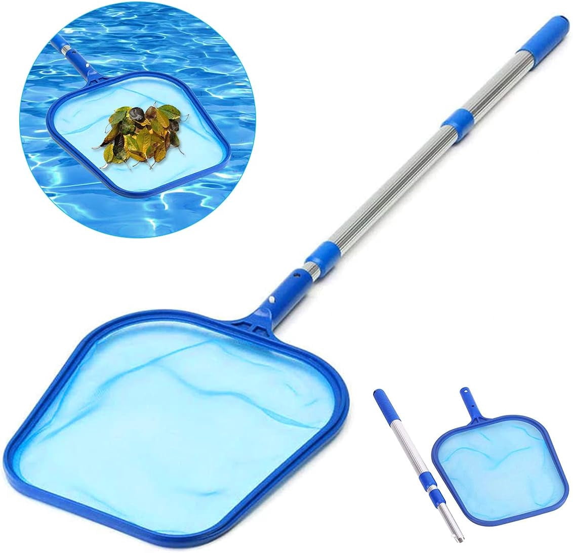 Ledeak Swimming Pool Skimmer, Leaves Debris Skimmer Cleaning Tool Fine ...