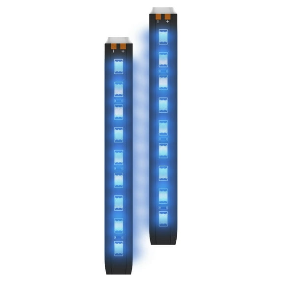 Ledeez LED Light Bar 2 Pack, Blue, 5 inch Bars, USB Powered 65 inch ...