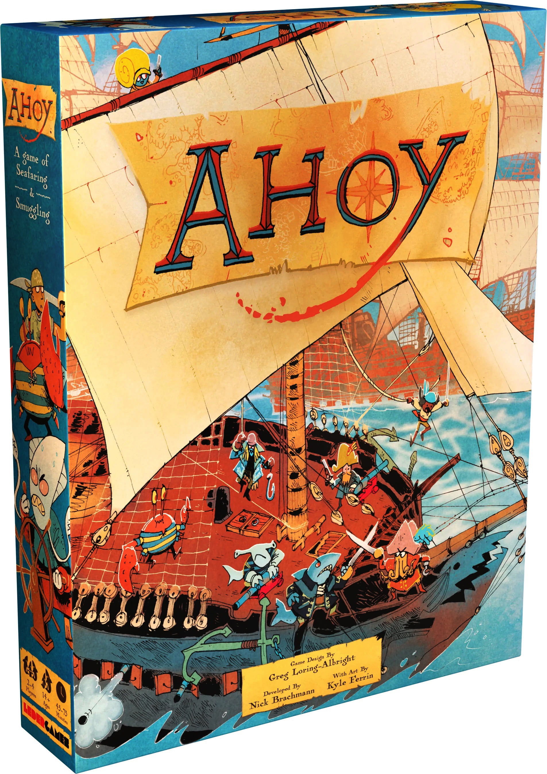 Ahoy Table Game: Seafaring & Smuggling Adventure for 2-4 Players ...