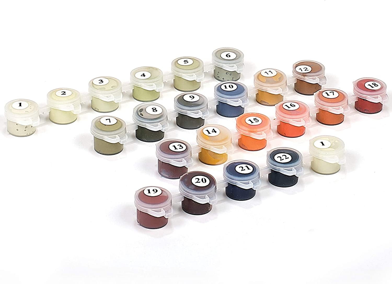 Ledgebay Extra Paint Set for Paint by Number, Full Acrylic Paint Set ...