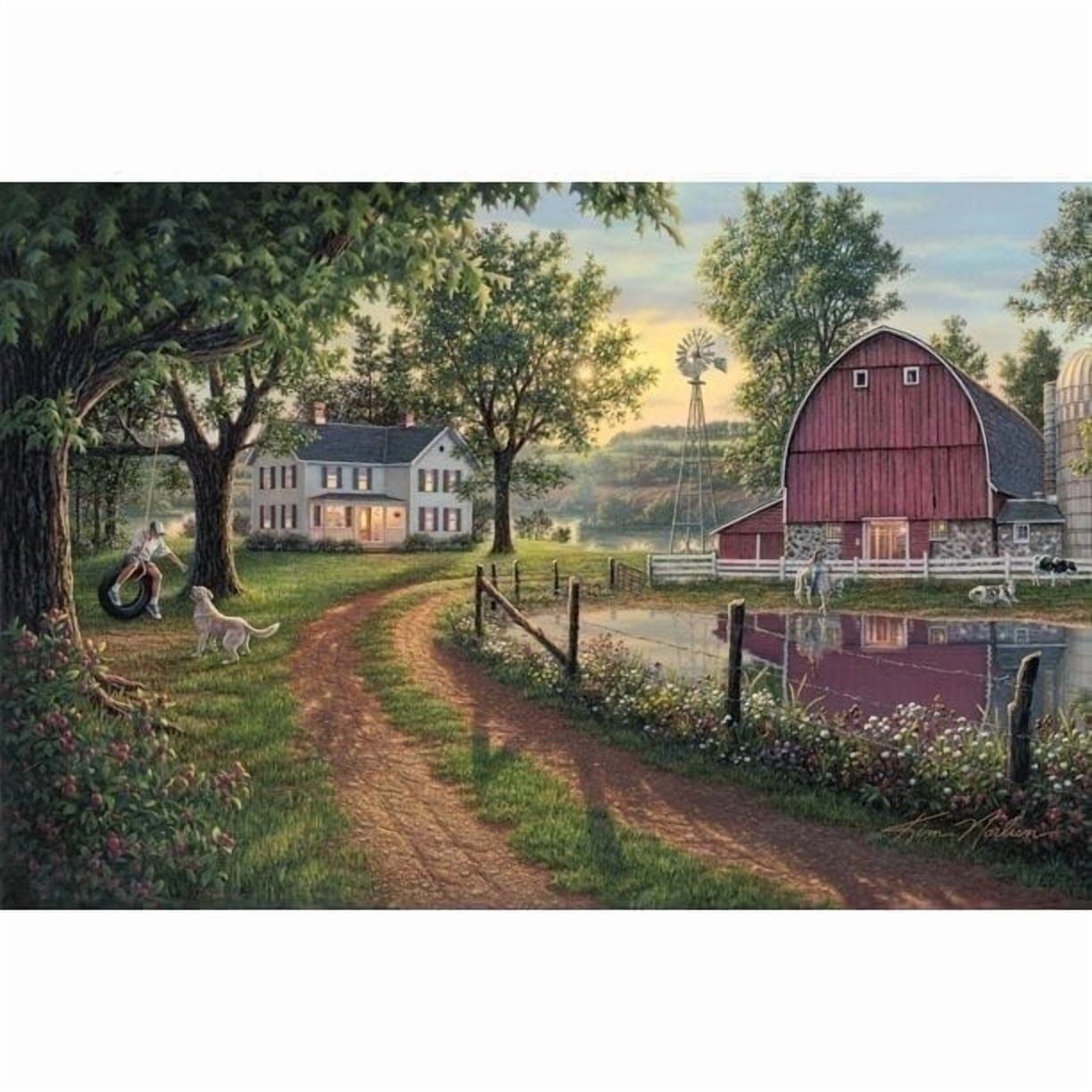 Ledgebay Paint by Number Kit for Adults, Unframed (The Road Home ...